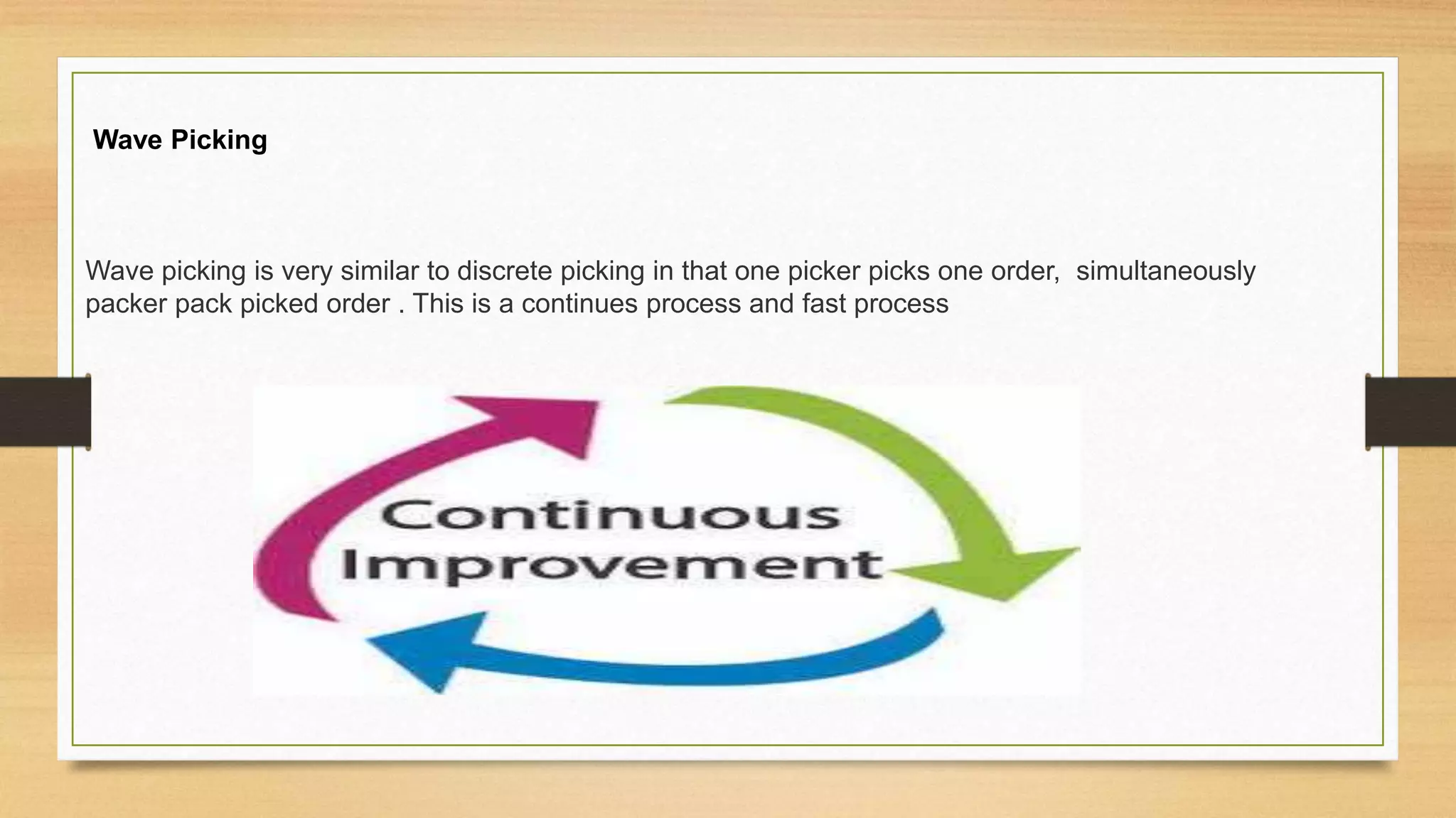 Presentation on picking | PPTX