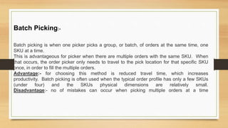 Presentation on picking | PPTX