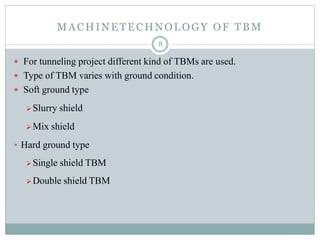 Presentation on Piling Machine & TMB | PPTX