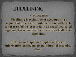 pipelining | PPTX
