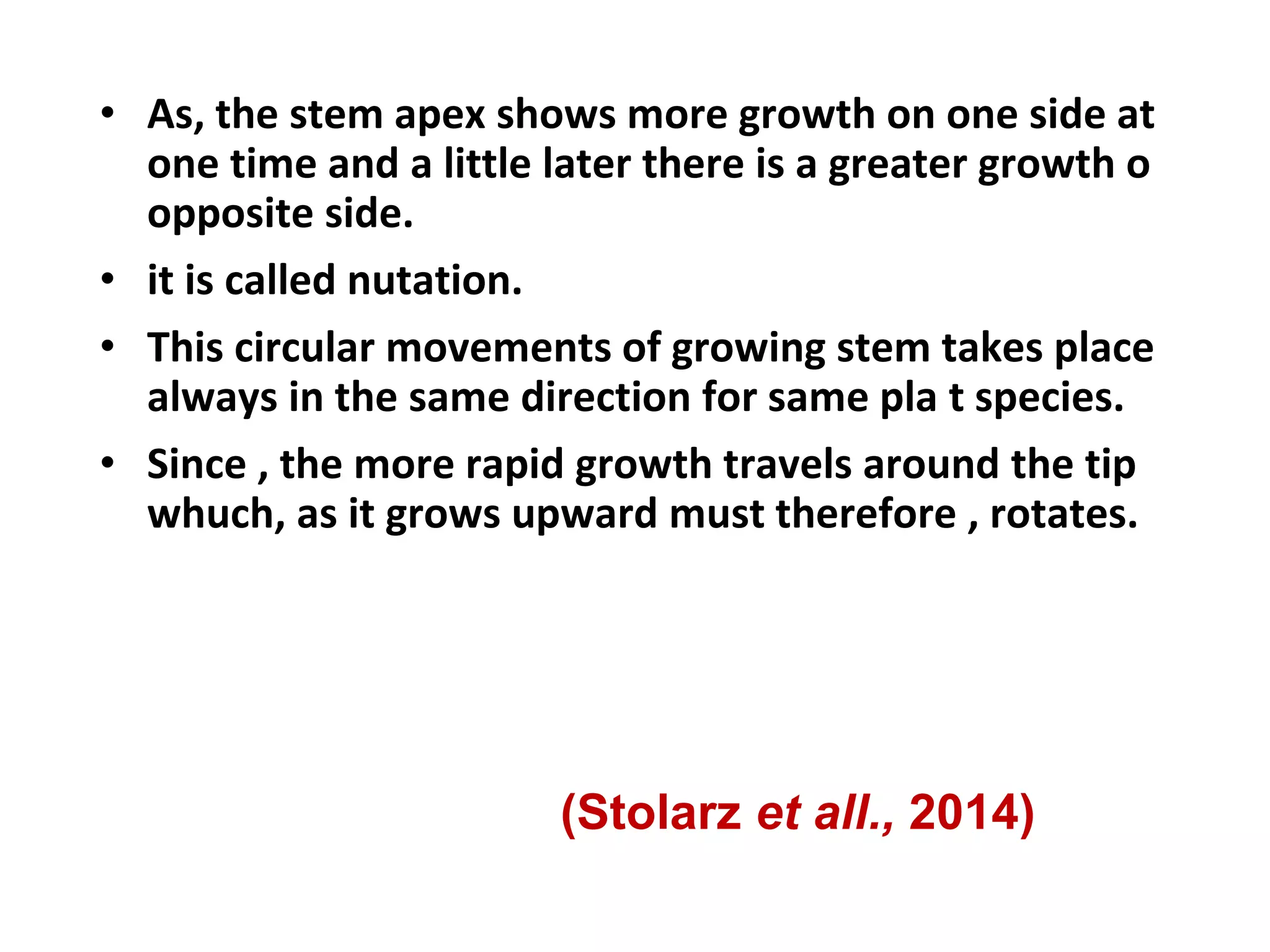 Presentation on plant movement | PPT