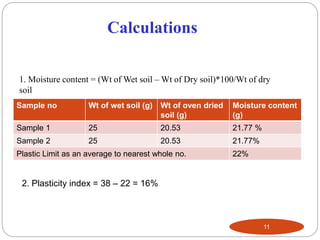 Presentation on plastic limit | PPTX