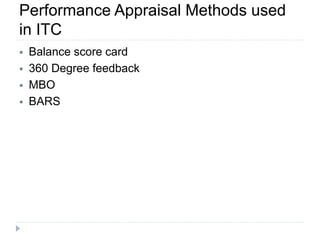 Presentation on pms ITC | PPTX