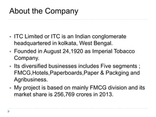 Presentation on pms ITC | PPTX