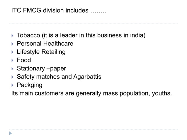 Presentation on pms ITC | PPTX