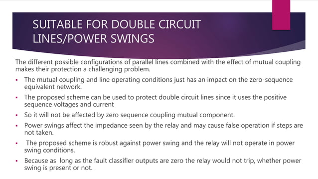 Summary Presentation On Pmu Based Transmission Line Protection Scheme Ppt