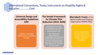 Presentation on Policies and instrumnets on Disability_Global and ...