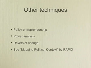 Presentation On Policy Mapping | PPTX