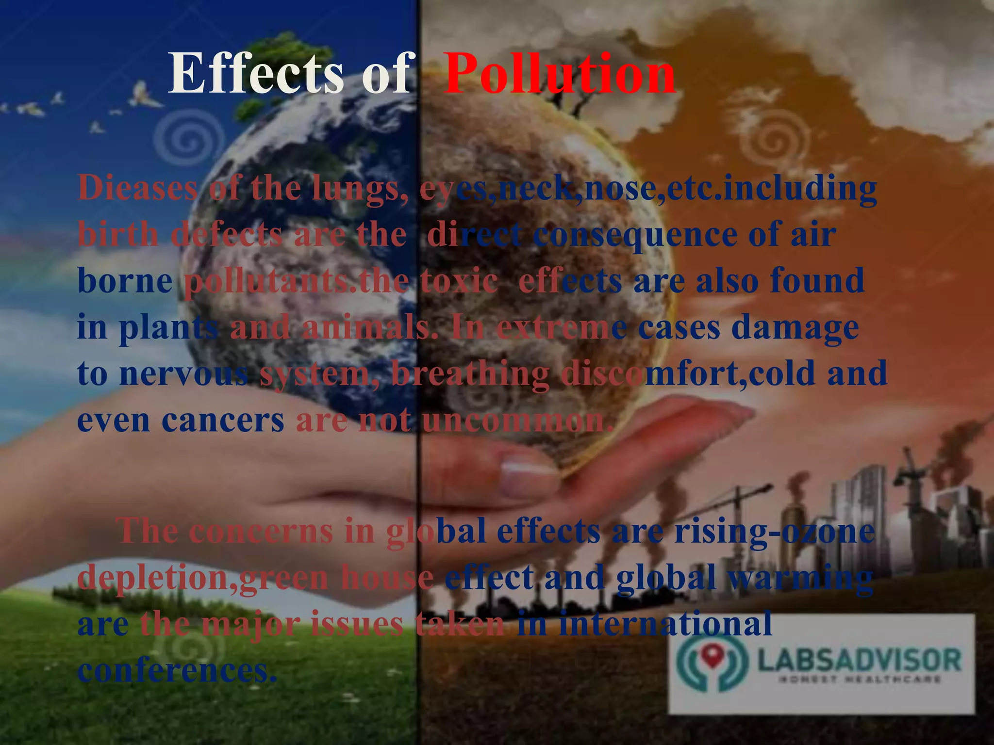 Presentation on pollution | PPTX