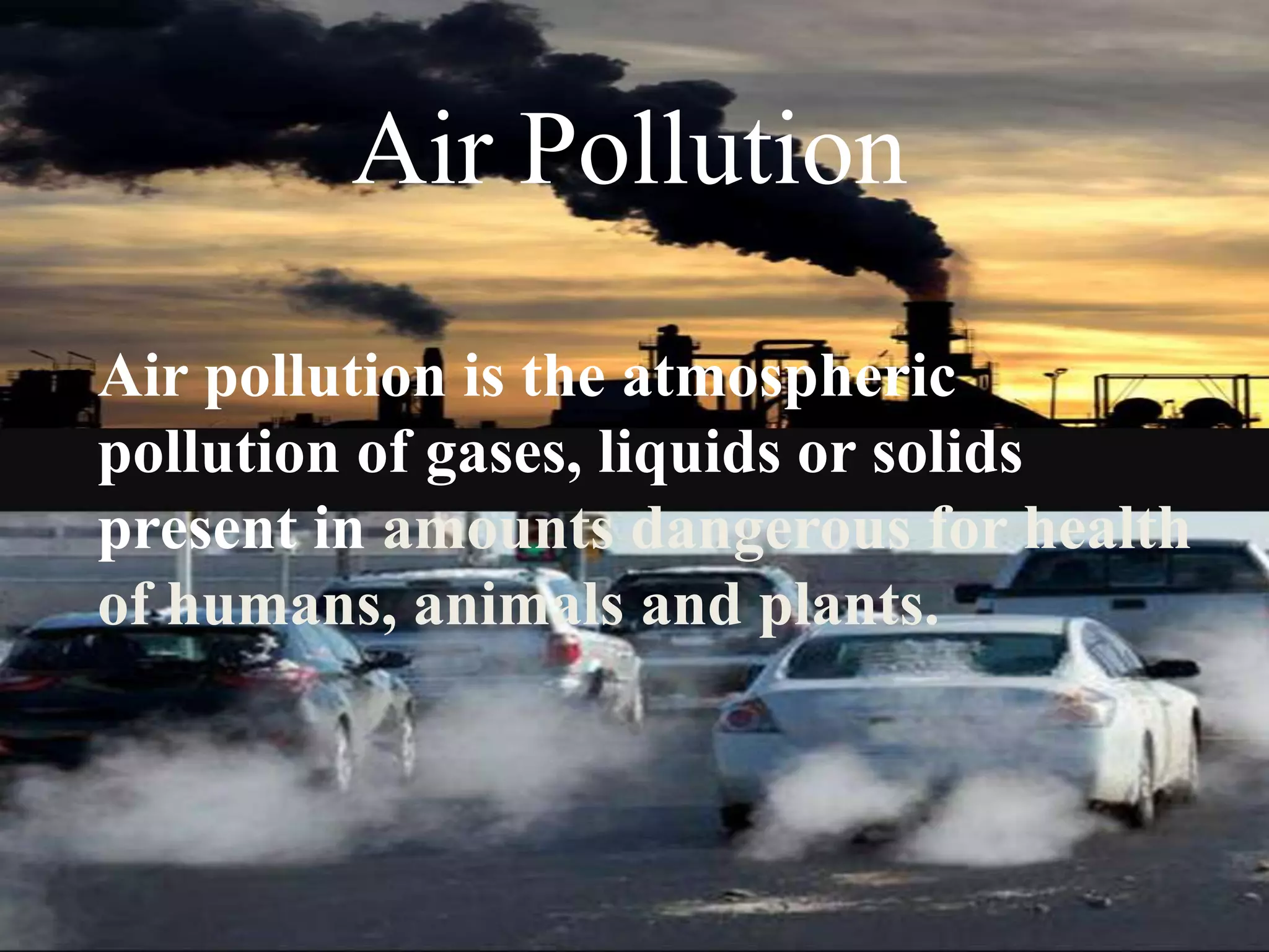 Presentation on pollution | PPTX