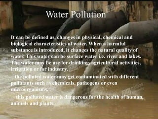 Presentation on pollution | PPTX