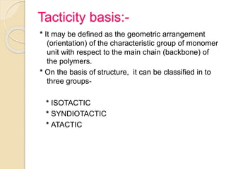 Polymers | PPTX | Chemistry | Science