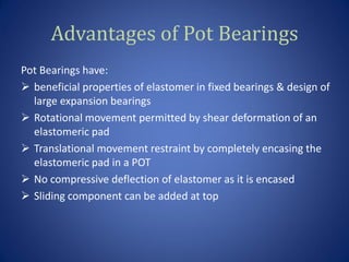 Presentation on Pot Bearings | PDF