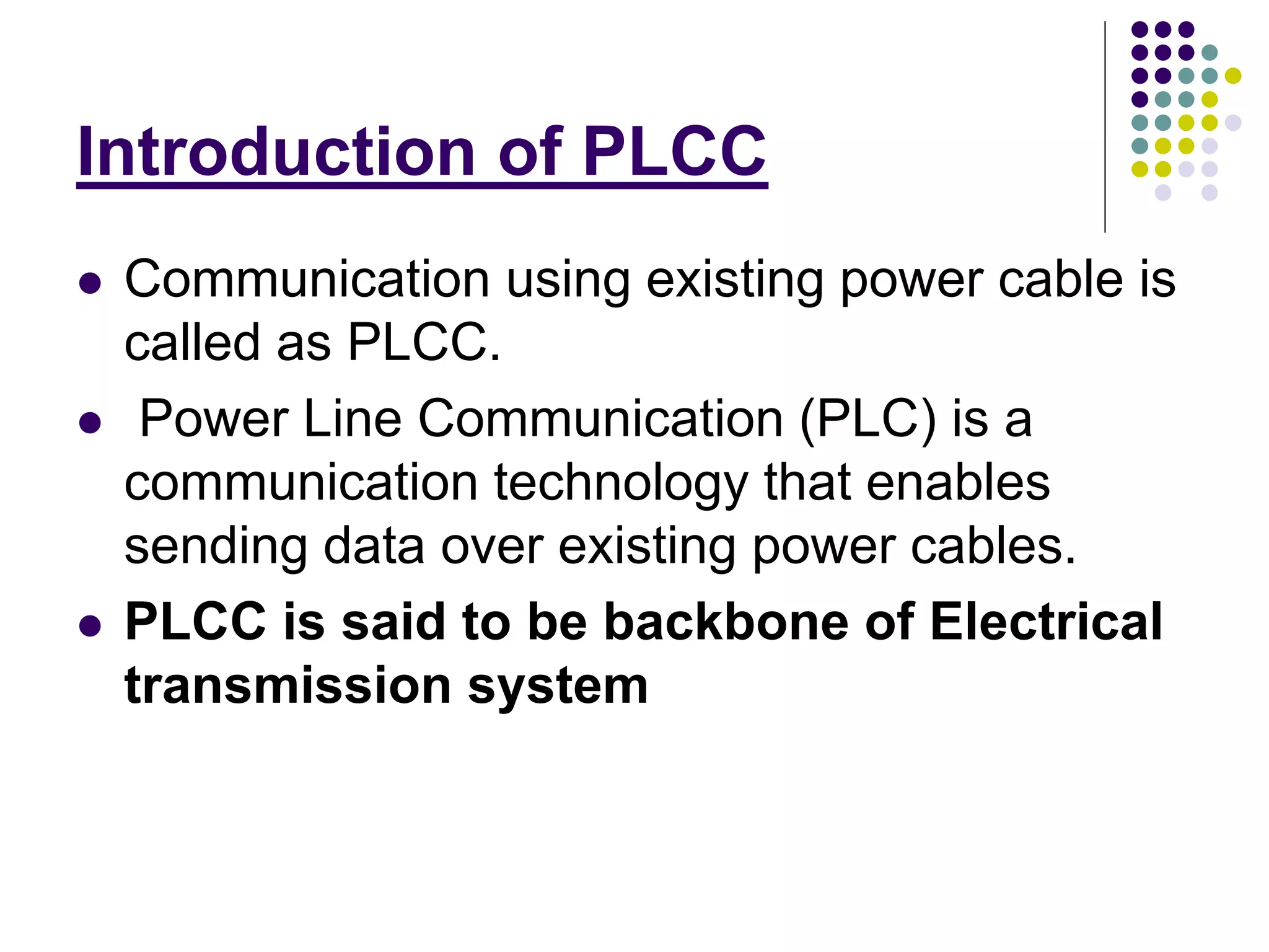 Presentation on power line career communication by ramanand sagar | PPT
