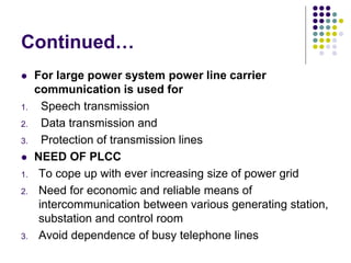 Presentation on power line career communication by ramanand sagar | PPT