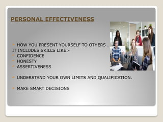 PRESENTATION ON people's skill.An approach in workplace | PPT