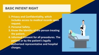 PRESENTATION ON Patients right and responsibilities | PPTX