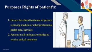 PRESENTATION ON Patients right and responsibilities | PPTX