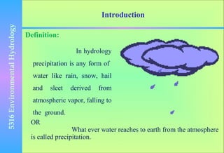 Precipitation Definition