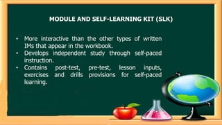 Presentation on preparation of instructional materials | PPTX