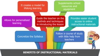 Presentation on preparation of instructional materials | PPTX