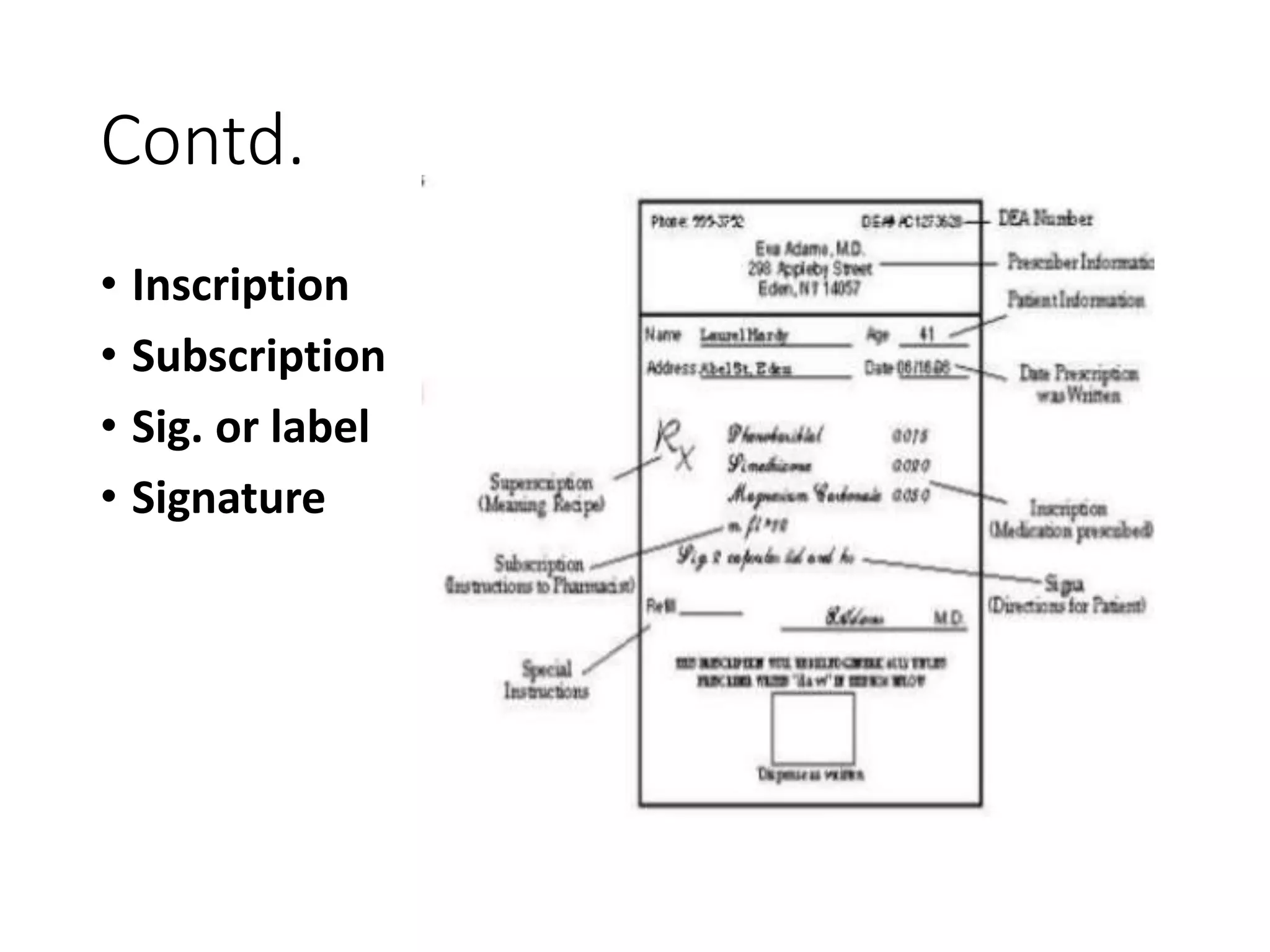 prescription, its types and importance | PPTX