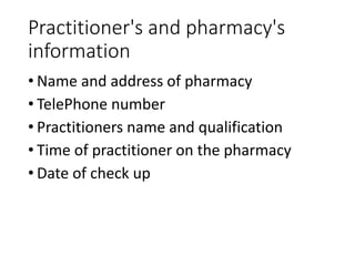 prescription, its types and importance | PPTX