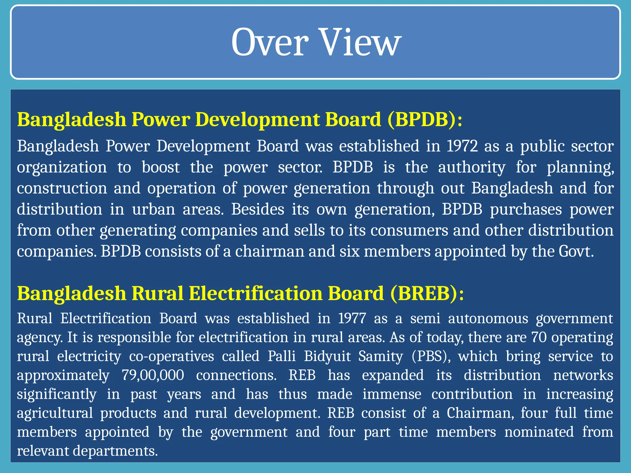 Presentation on Present Status of Distribution Companies in Bangladesh.pptx