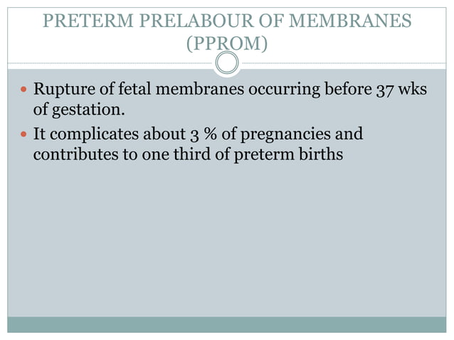 preterm and postterm labour | PPTX | Pregnancy | Reproductive Health