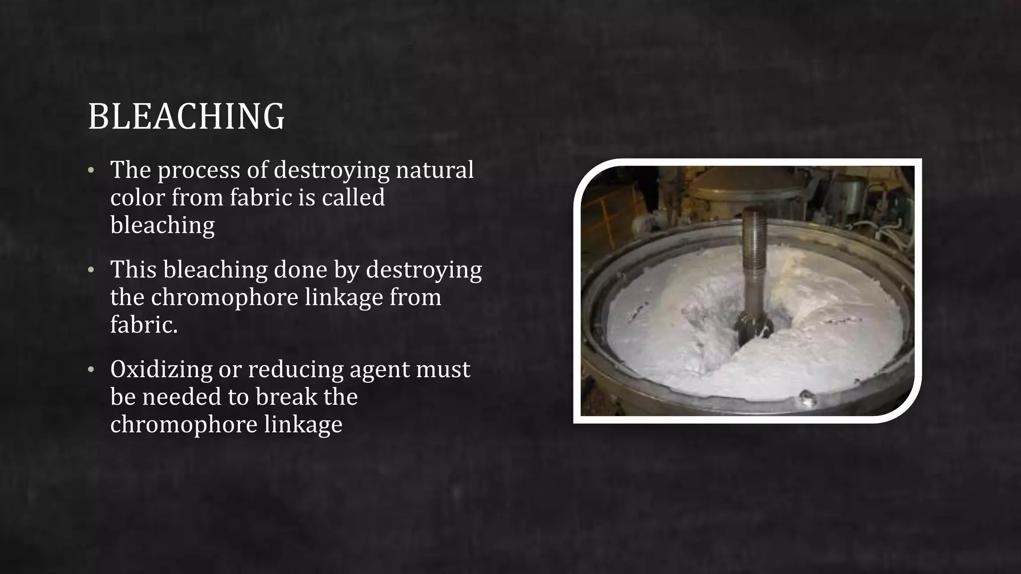 Presentation on Pretreatment (Scouring & Bleaching) | PPTX