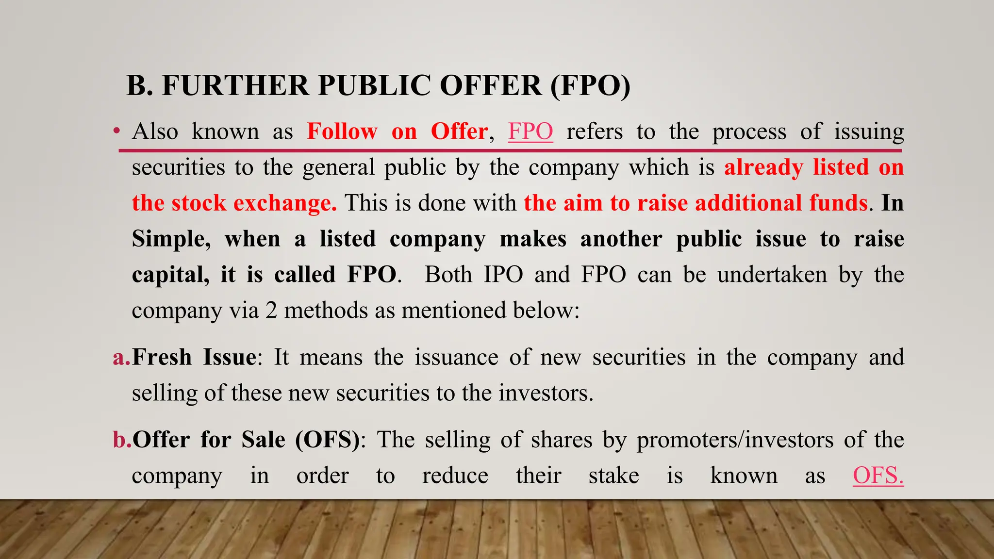 Presentation on Primary market, Methods of raising funds in new issue ...