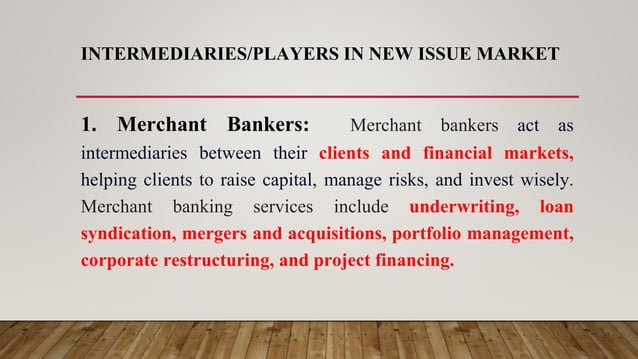 Presentation on Primary market, Methods of raising funds in new issue ...