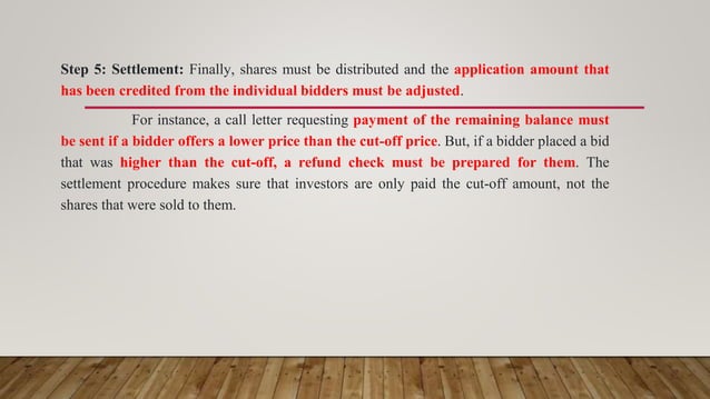 Presentation on Primary market, Methods of raising funds in new issue ...