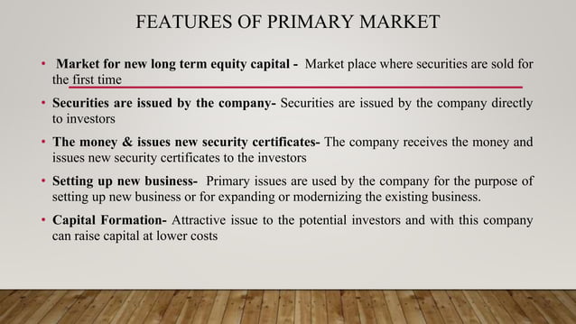 Presentation on Primary market, Methods of raising funds in new issue market | PPTX