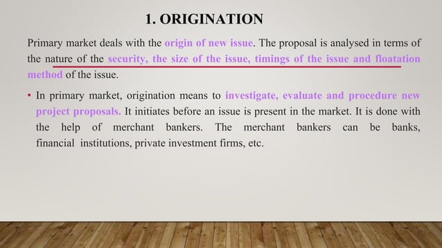 Presentation on Primary market, Methods of raising funds in new issue ...