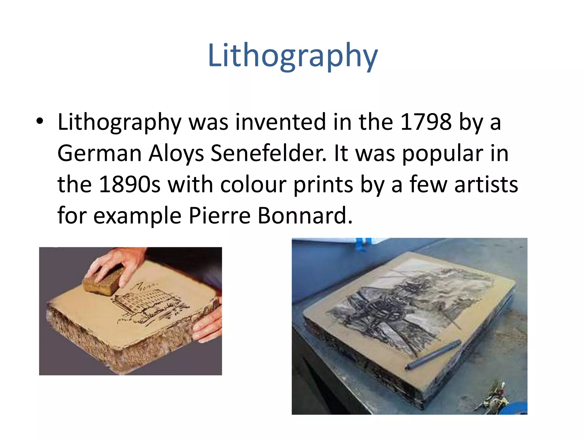 Presentation on print types | PPTX | Drawing and Sketching | Arts and ...