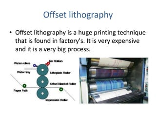 Presentation on print types | PPTX