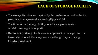 Presentation on problem and solution of agricultural marketing. | PPTX