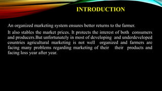 Presentation on problem and solution of agricultural marketing. | PPTX