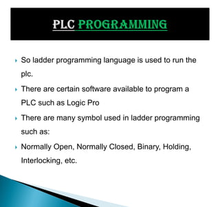 Presentation on programmable logic controllers (plc) | PDF