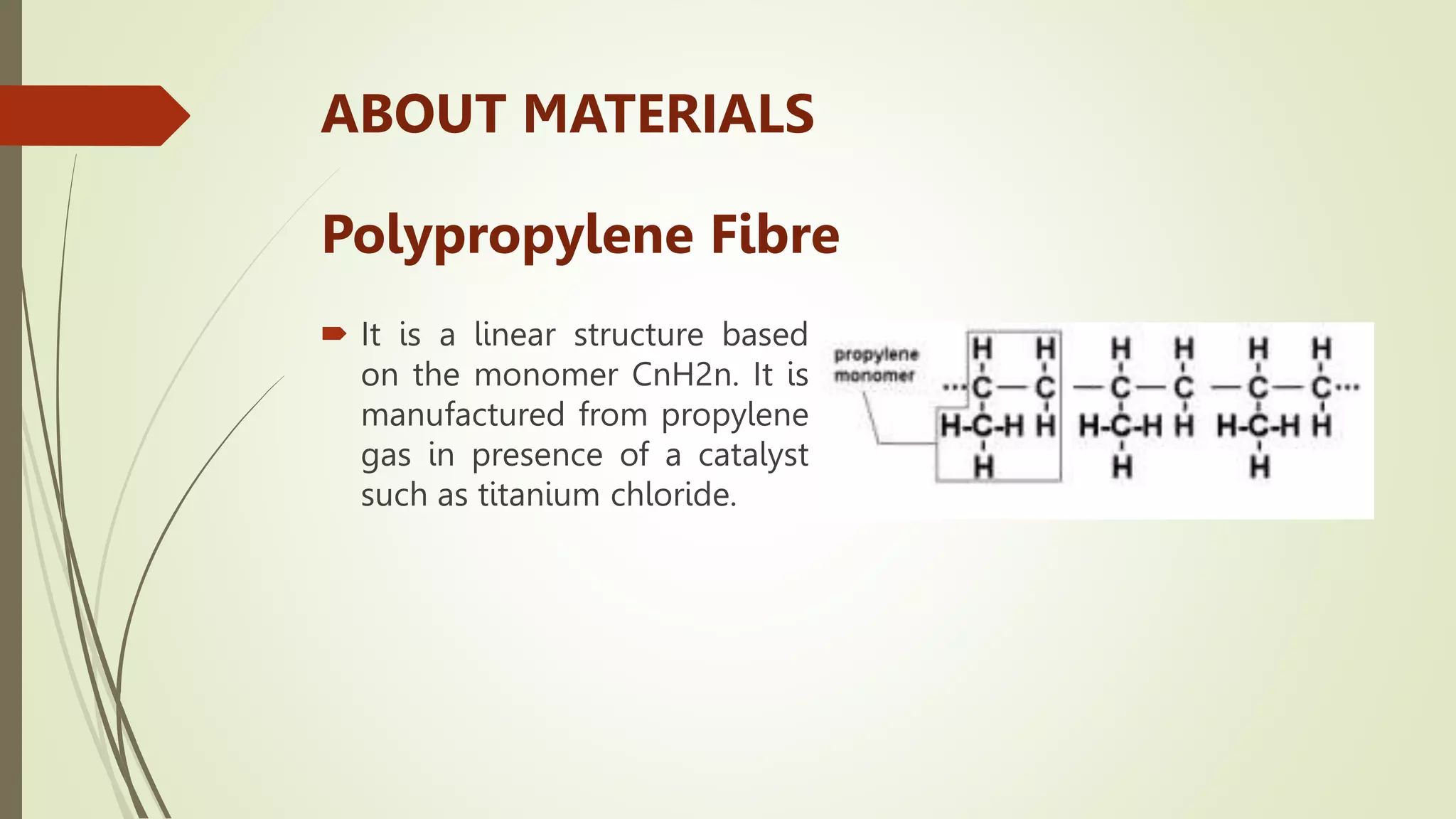 INVESTIGATION ON CHARACTERSTICS PROPERTIES OF POLYPROPYLENE FIBRE ...