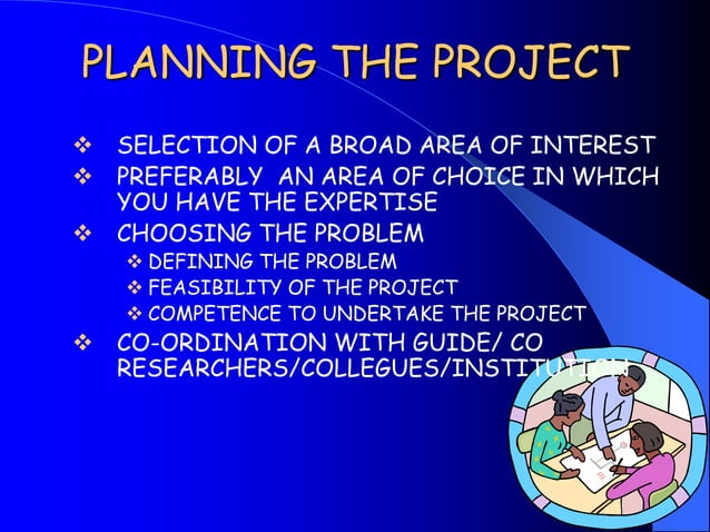 Presentation on project preperation | PPT
