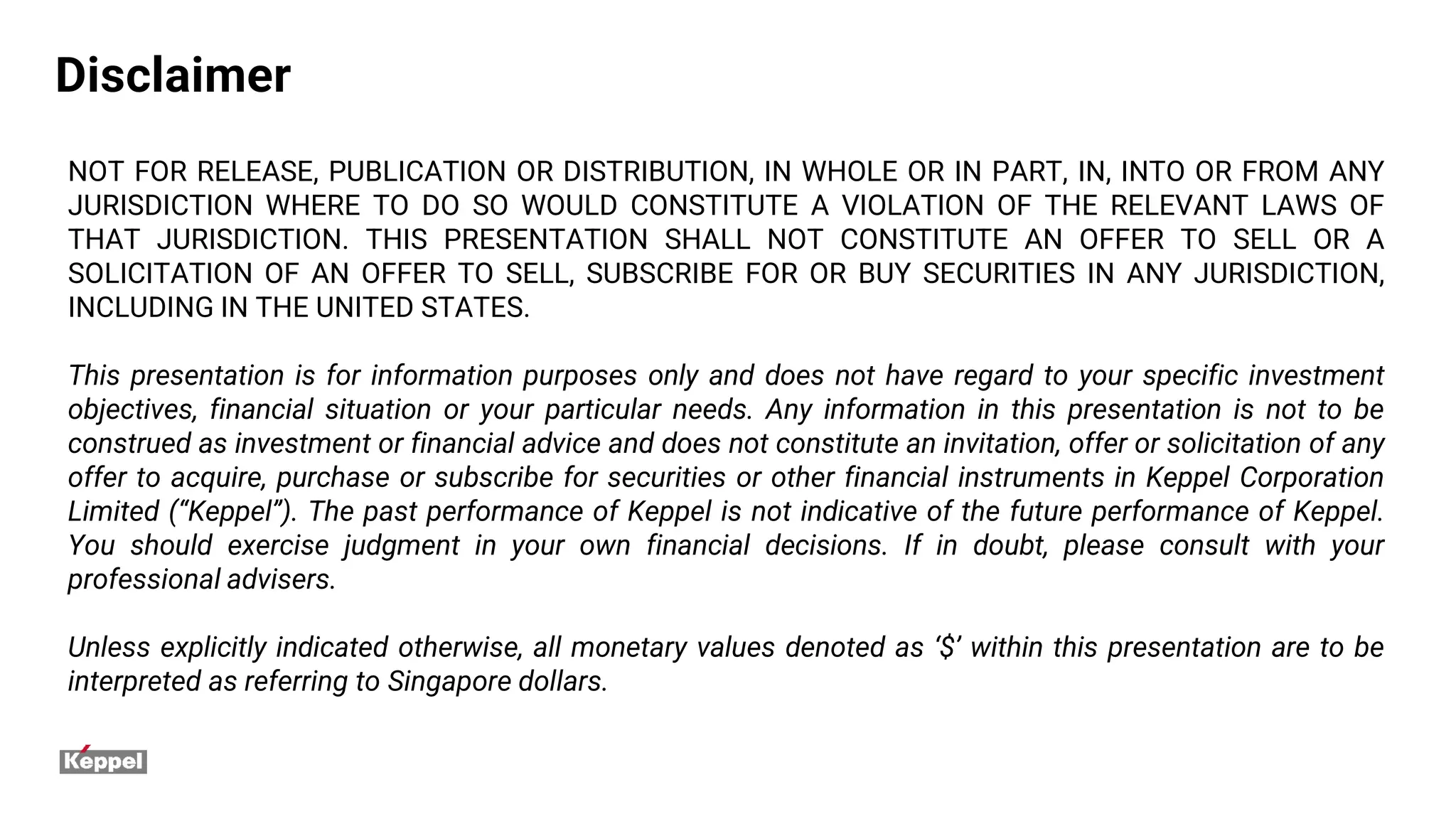 Presentation on proposed acquisition of leading European asset manager ...