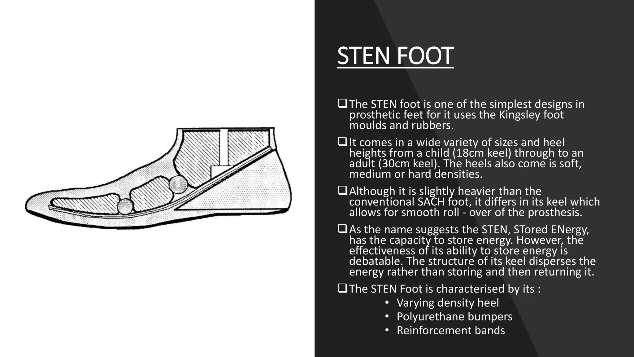 Presentation on prosthetic foot | PPTX