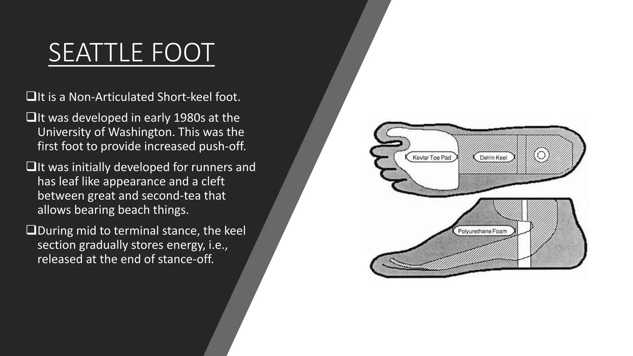 Presentation on prosthetic foot | PPTX