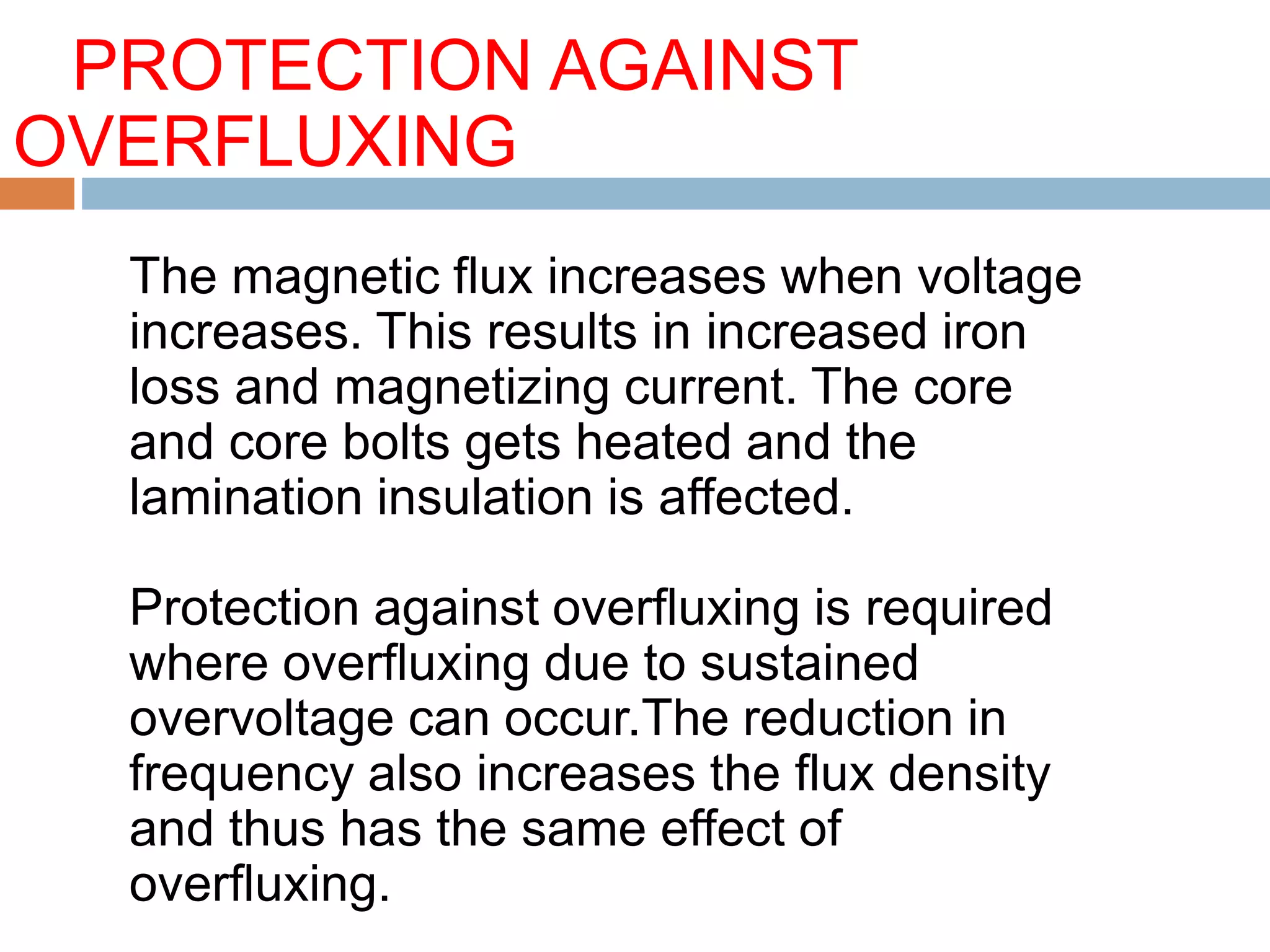 Protection of transformer | PPTX