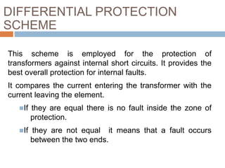 Protection of transformer | PPTX