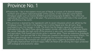 Presentation on province 1 (is) | PPT