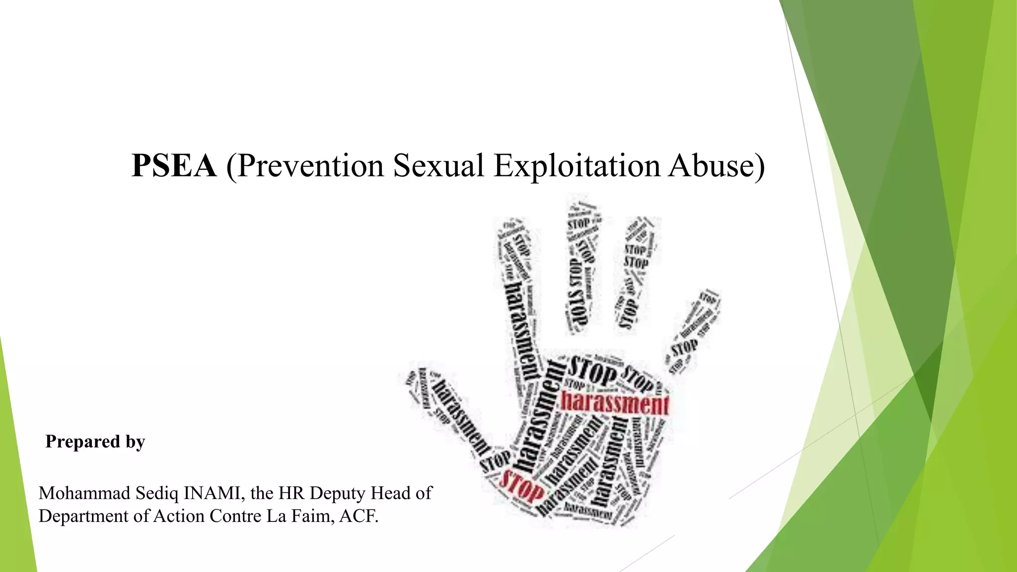 Presentation on PSEA | PDF