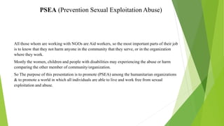 Presentation on PSEA | PDF